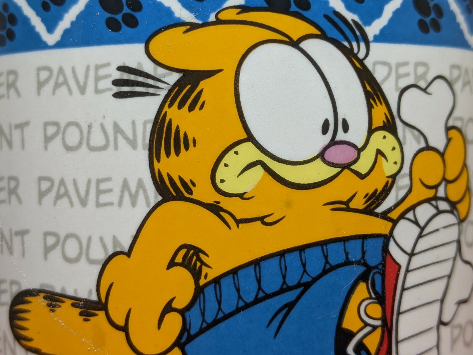 Vintage Garfield "Pavement Pounder" Jogging Exercise Coffee Mug - 1978 ...