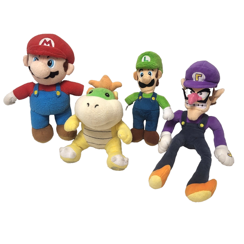 Super Mario Bros Plush Lot Luigi Stuffed Nintendo Collection Small ...