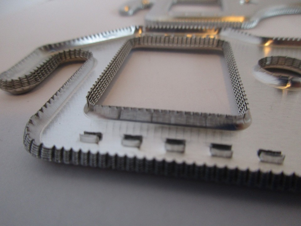 SMALL BLOCK FORD ALUMINUM RECTANGLE HEADER EXHAUST GASKETS REUSABLE sbf ...