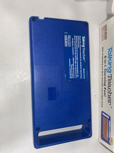 1985 Coleco Talking Teacher Spelling Math Electronic Learning Works ...