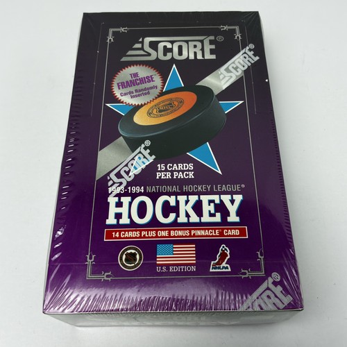 1993-94 Score NHL Hockey Series 1 Unopened Factory Sealed US Edition ...