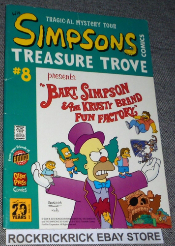 SIMPSONS COMIC BART SIMPSON & THE KRUSTY BRAND FUN FACTORY ISSUE! #8 | eBay