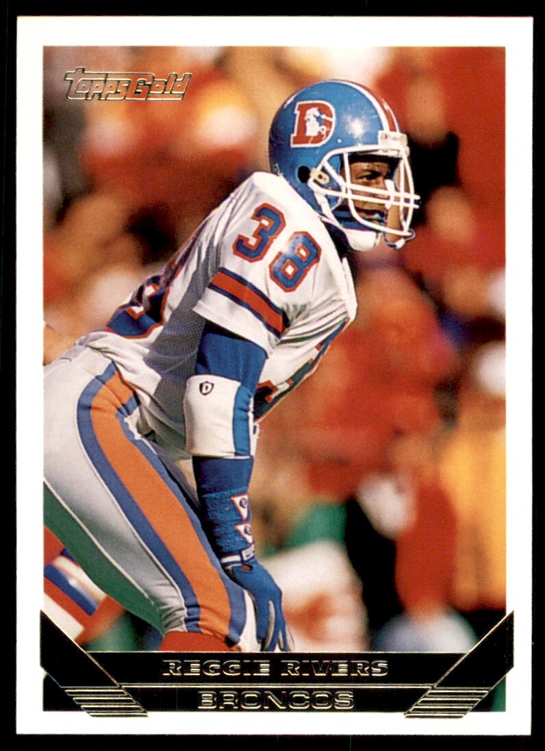 1993 Topps Gold Reggie Rivers Denver Broncos #491 | eBay