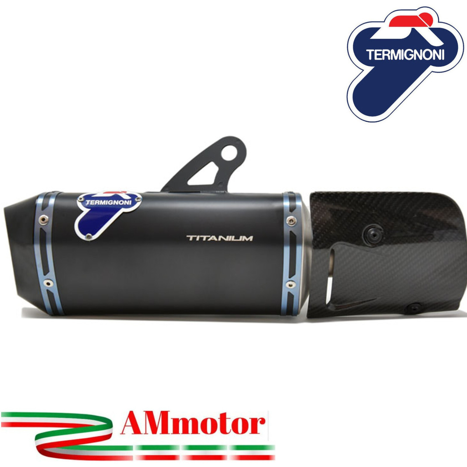 Echappement Ducati Panigale V4 2019 Moto Termignoni 2 SlipOn Titan Noir | eBay