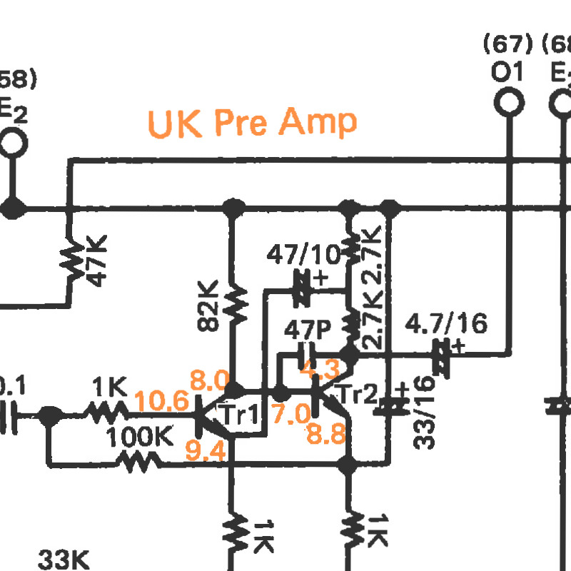 Yamaha BK-4C Service Manual Repair Schematic Diagrams Circuit Diagram ...