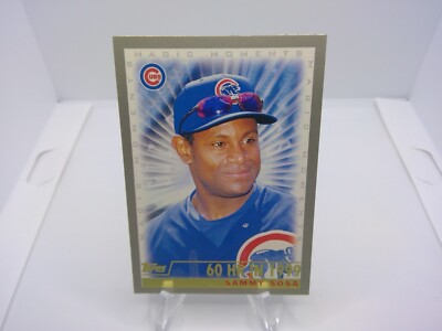 2000 Topps Sammy Sosa Magic Moments 60 HR In 1999 Chicago Cubs #477 | eBay