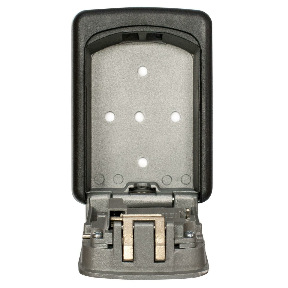 OUTDOOR KEY SAFE FOR HOUSE AND SPARE CAR KEYS – STRONG STEEL LOCK BOX ...