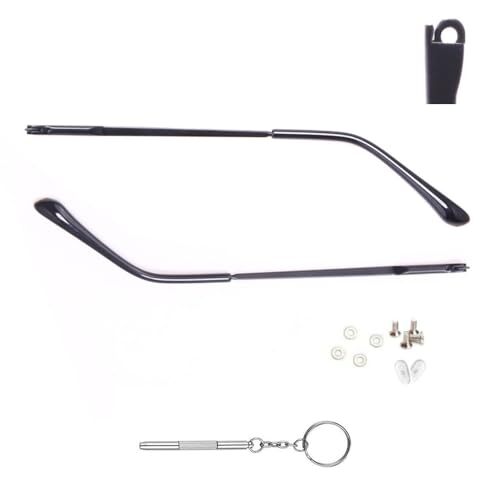 Black Metal Spring Eyeglass Frarm Arm Glasses Replacement Legs and ...