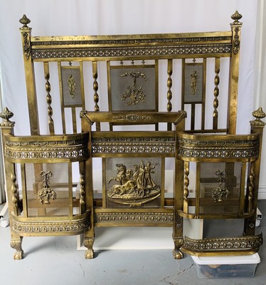 1900-1950 - Antique Brass Or Iron Bed Rails