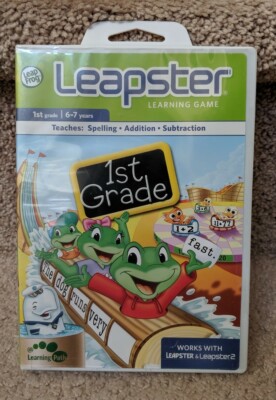 NEW Leapster Leap Frog First 1st Grade Game LeapFrog | eBay