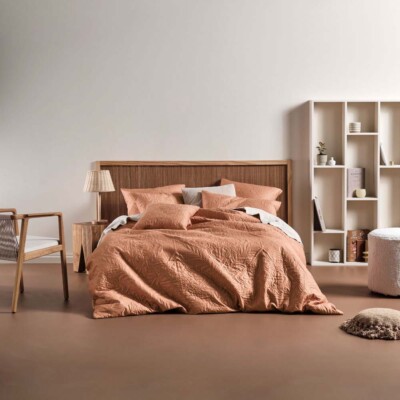 Linen House Isadora Brandy Duvet Doona Quilt Cover Set Queen Bed Size ...