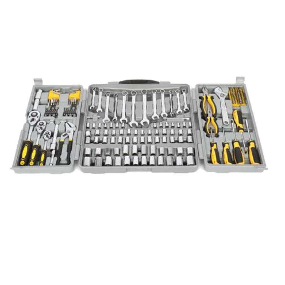 New Portable 205 PCS Tool Set Mechanics Tool Kit Wrenches Socket w ...