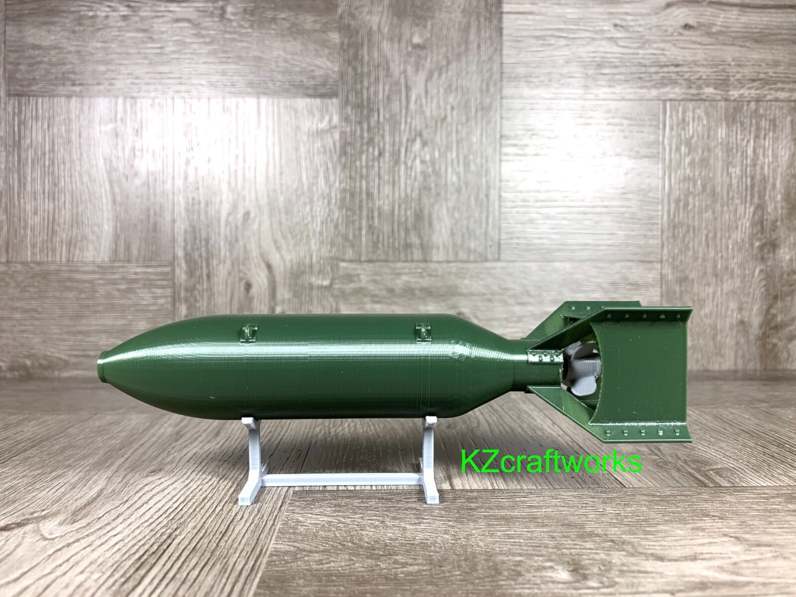 100 LB Bomb Model with Display Stand - US Military - 3D Printed - US ...