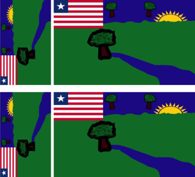 Lot 4 Vinyl Stiker autocollant Drapeau Flag River Gee County LIBERIA | eBay