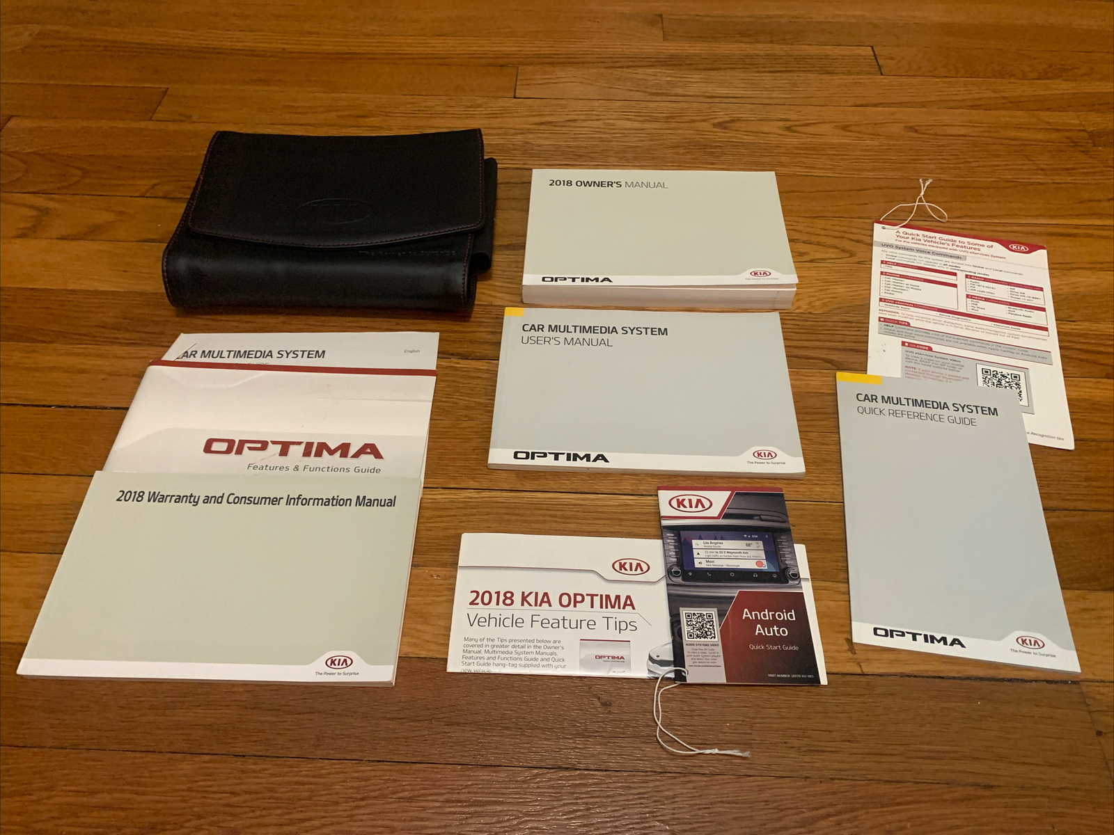 2018 Kia Optima Owners Manual with Case And Navigation OEM Free ...