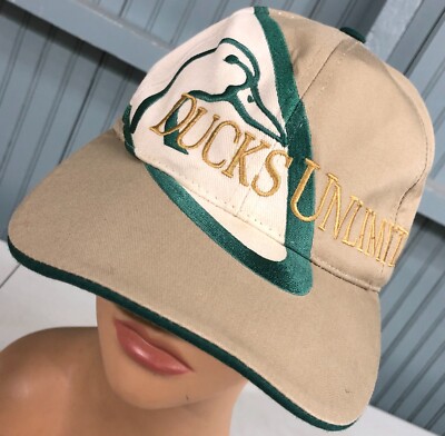 Ducks Unlimited Two Tone Signature Strapback Baseball Cap Hat | eBay