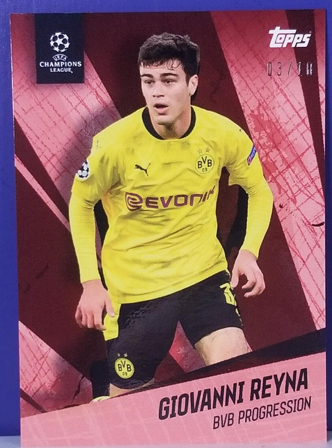 2021 Topps On Demand Giovanni Reyna American Dream UCL - BVB ...
