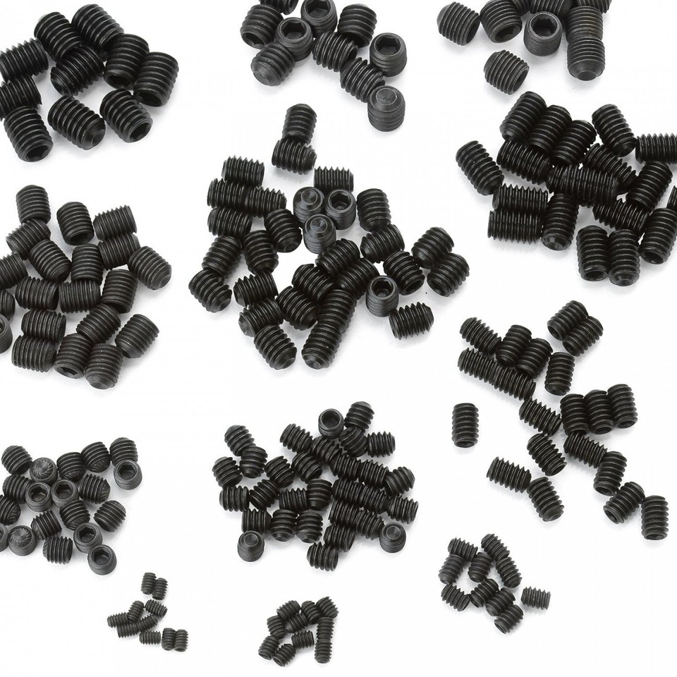 200PC ALLEN SOCKET SET SCREW ASSORTMENT SAE CASE PRO | eBay