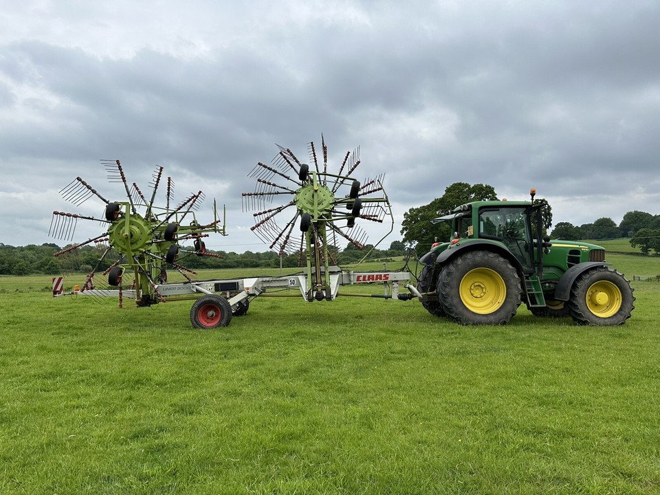 CLAAS Liner 3000 Grass Rake 4 Rotor Rake,Rowing Up Machine,Trailed Rake ...