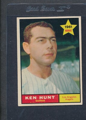 1961 Topps #156 Ken Hunt Angels EX/MT *8778 | eBay