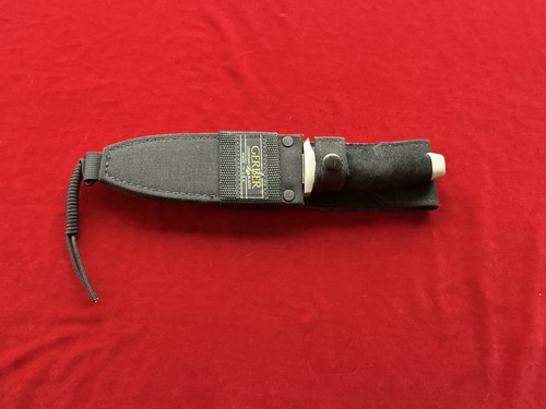 Vintage Gerber LMF 1 Tactical Fixed Blade Knife w/ Original Sheath Made ...