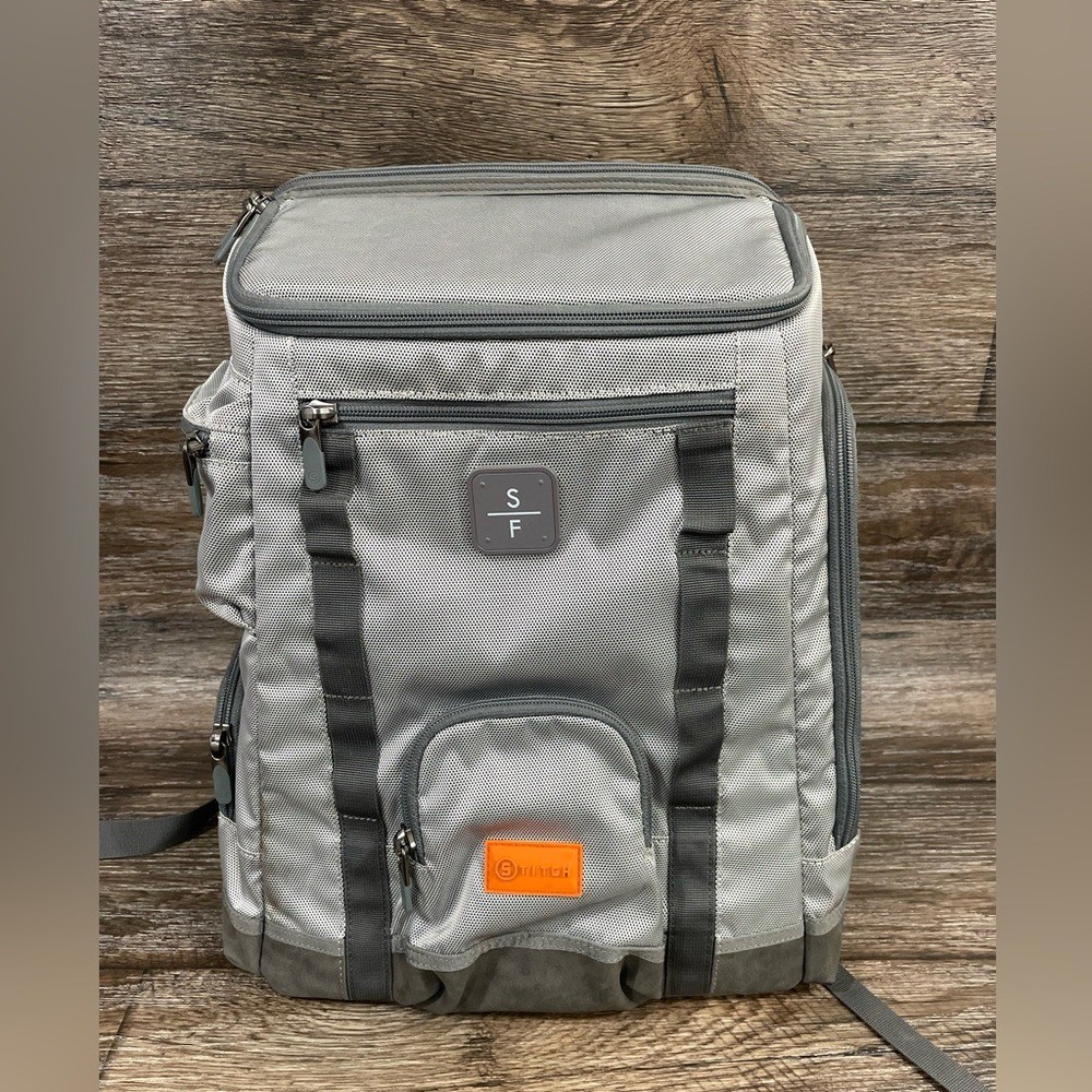 Stitch Birdie Golf Backpack Top Handle Zip Closure Front & Side Pockets ...