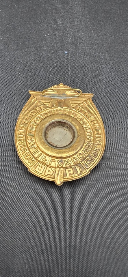 Capt. Midnight's Secret Squadron Badge Decoder 1946 Pin Vintage | eBay