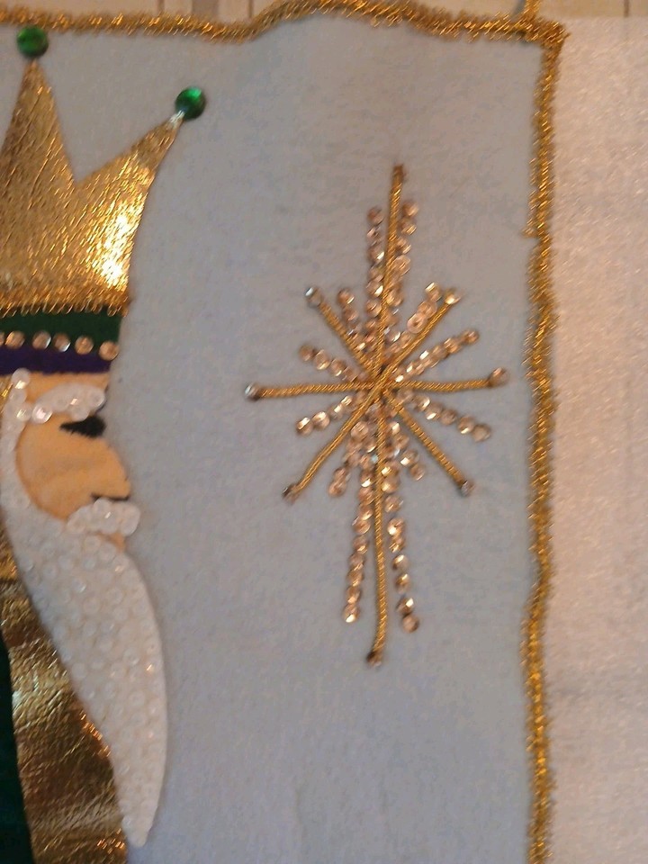 Handmade Edna Looney Wise Men Magi Christmas Nativity Wall Hanging ...