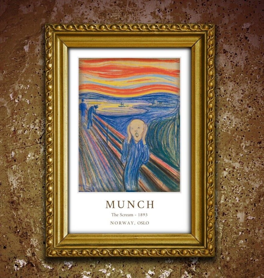 Edvard Munch The Scream 4 Versions Edvard Munch's "The Scream"