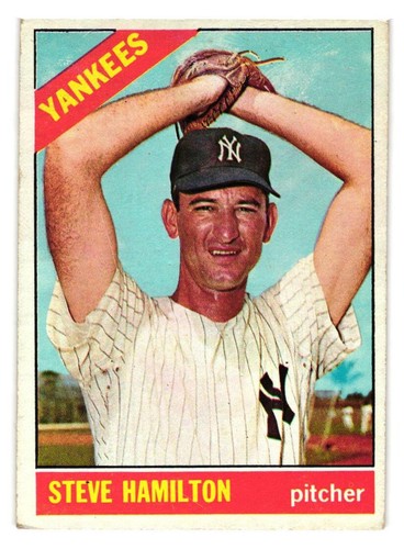 1966 Topps Baseball set SEMI HIGH #503 Steve Hamilton VG-EX New York ...