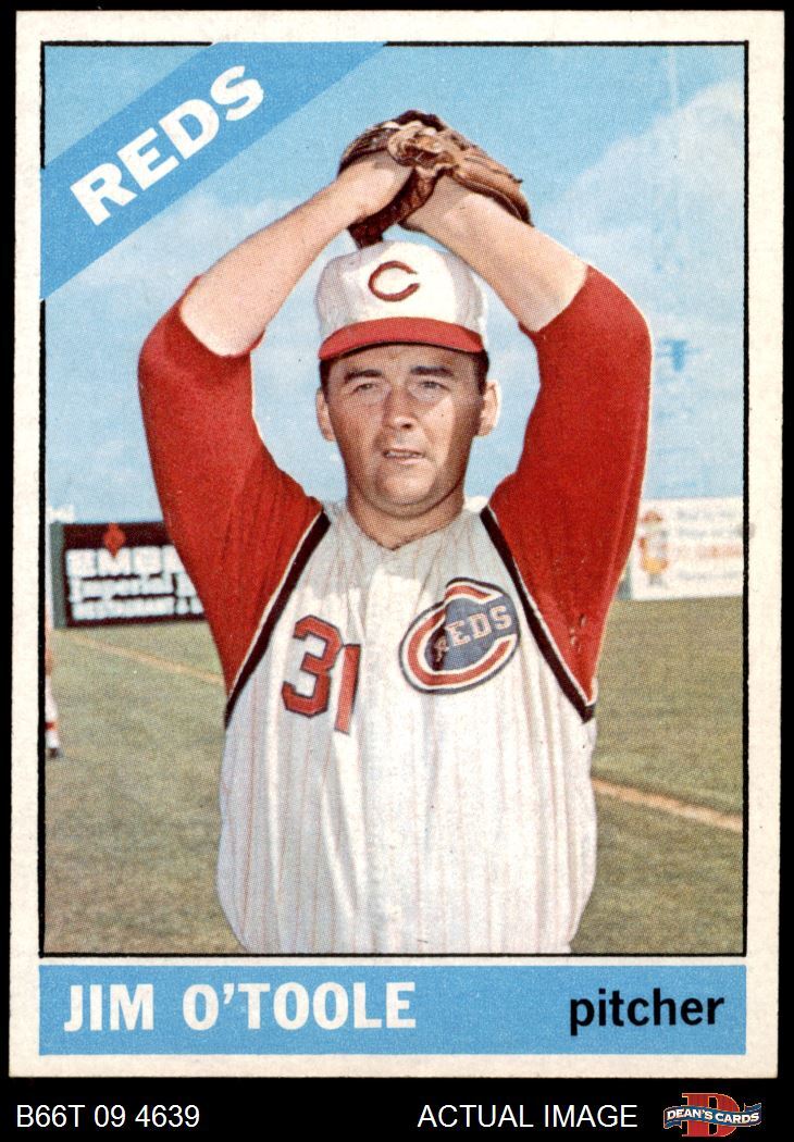 1966 Topps #389 Jim O'Toole Reds 7 - NM | eBay