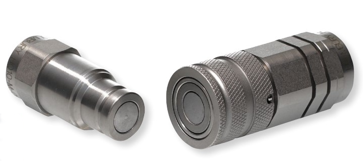 Flat Face 1/2" BSP Hydraulic Quick Release Couplings - Complete SET ...