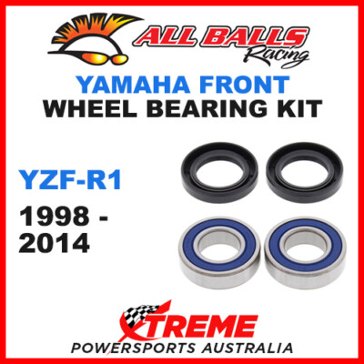 All Balls 25-1403 Yamaha YZF-R1 1000cc 1998-2014 Front Wheel Bearing ...