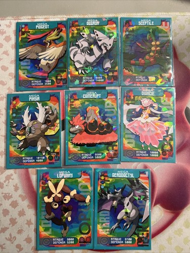 Peruvian Pokemon Pokedex Edition 8 Card lot CRACKED ICE Aerodactyl ...