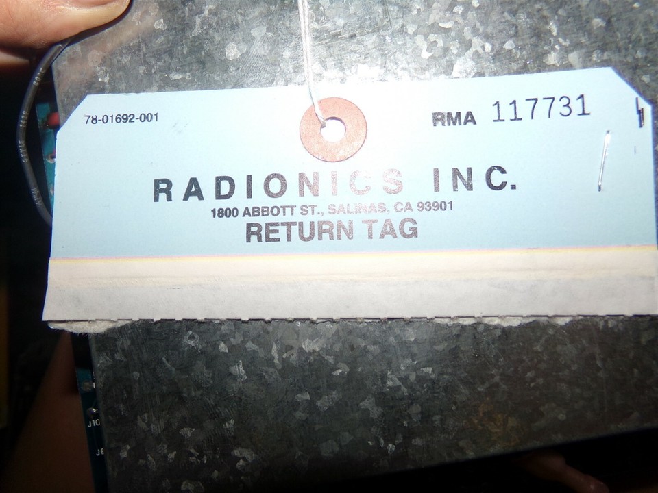 Radionics Omegalarm 4012/8012 117731 Alarm System Control Panel *FREE ...