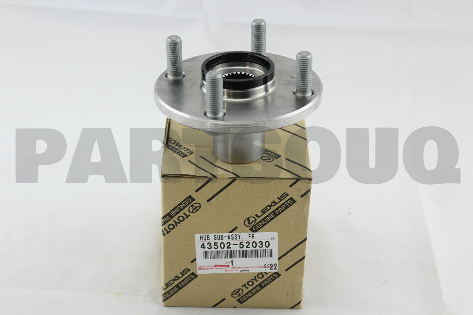 4350252030 Genuine Toyota HUB SUB-ASSY, FRONT AXLE, RH/LH 43502-52030 ...