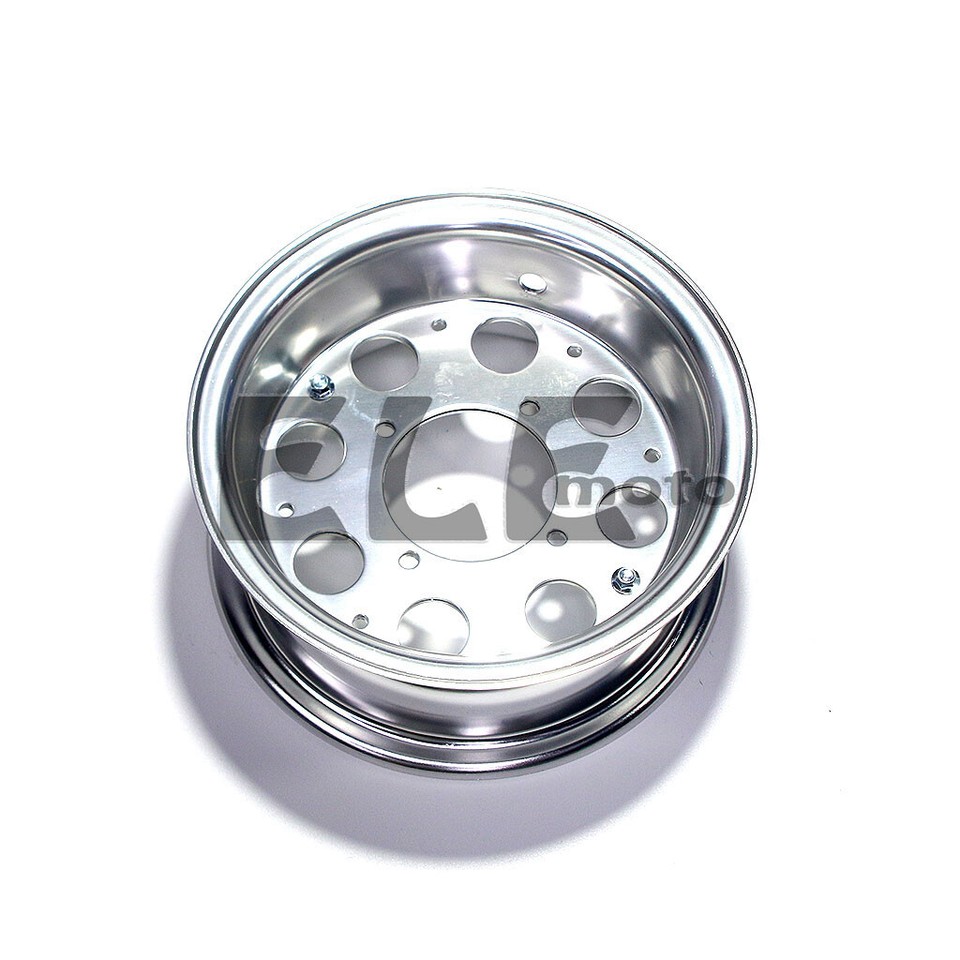 3.50-8 Silver 4 Spoke Aluminum Wheel Rim Set | For Honda Monkey Z50 ...