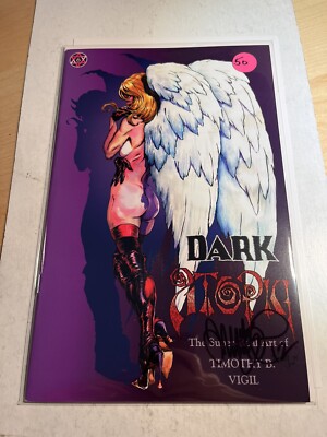 Dark Utopia 6 Art of Tim Vigil 🔥 Bad Girl Faust Grips Rebel Signed Comic Book | eBay