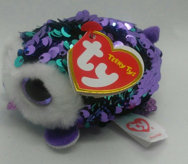 TY Teeny Beanie Boos Stackable Sequin Plush - MOONLIGHT the Penguin ...