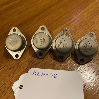 KLH 2SD201 ORIGINAL AUDIO OUTPUT TRANSISTORS (4) FOR KLH FIFTY-TWO | eBay