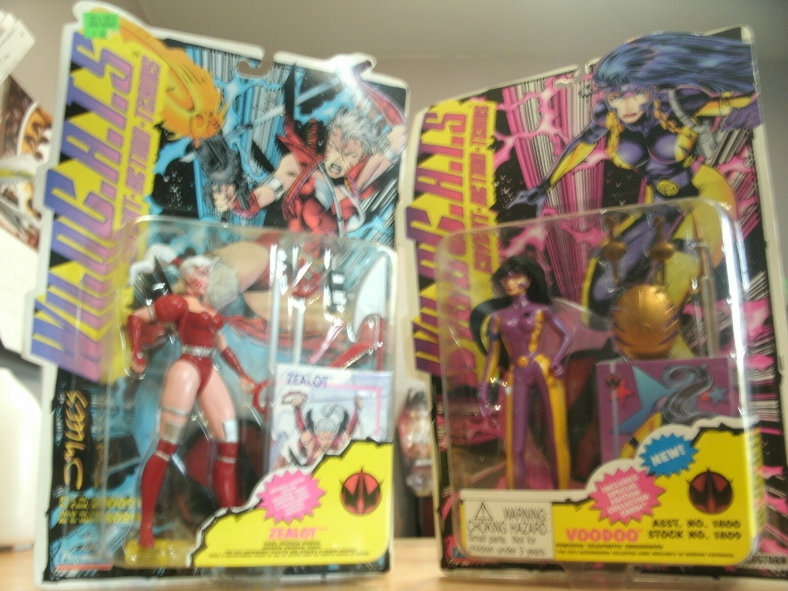 Wildcats Action Figures 2 Lot Bundle ZEALOT & Voodoo New In Package. | eBay