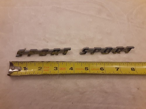 Vintage Sport Script Emblems Rat Hot Rod 1866625 | eBay