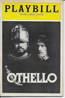 James Earl Jones "Othello" Playbill 1982 Christopher Plummer, Kelsey Grammer | eBay