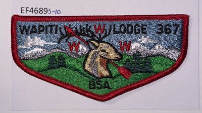 Boy Scout OA Lodge Flap Wapiti Lodge 367 S-10 | eBay