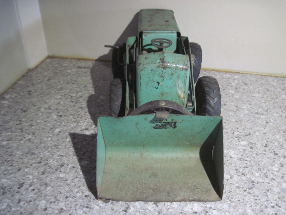 Vintage Nylint Payloader #1600 Green 1950's pressed steel | eBay