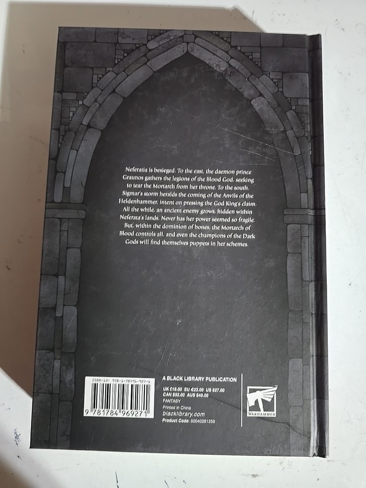 NEFERATA Dominion Of Bones David Annandale HC, Black Library Warhammer ...