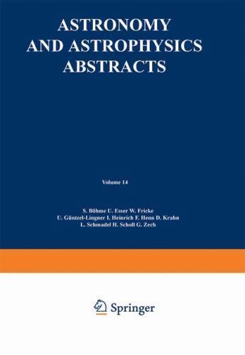 Astronomy and Astrophysics Abstracts Ser.: Literature 1975, Part 2 by W ...