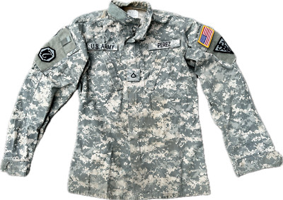 US Army Ucp Acu Jacke 6 patches 7th Medical Command Private First class ...
