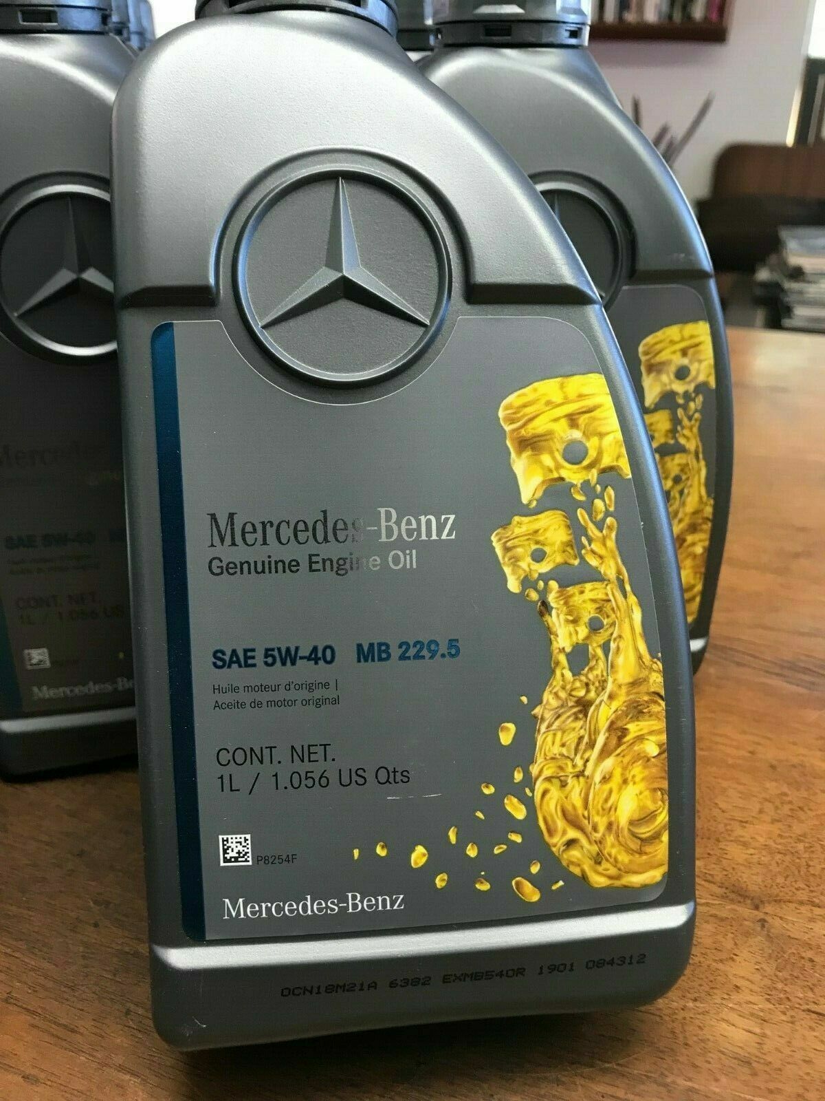 Engine Oil Filter With 7 Liters 5W-40 Motor Oil Kit For Mercedes Benz ...