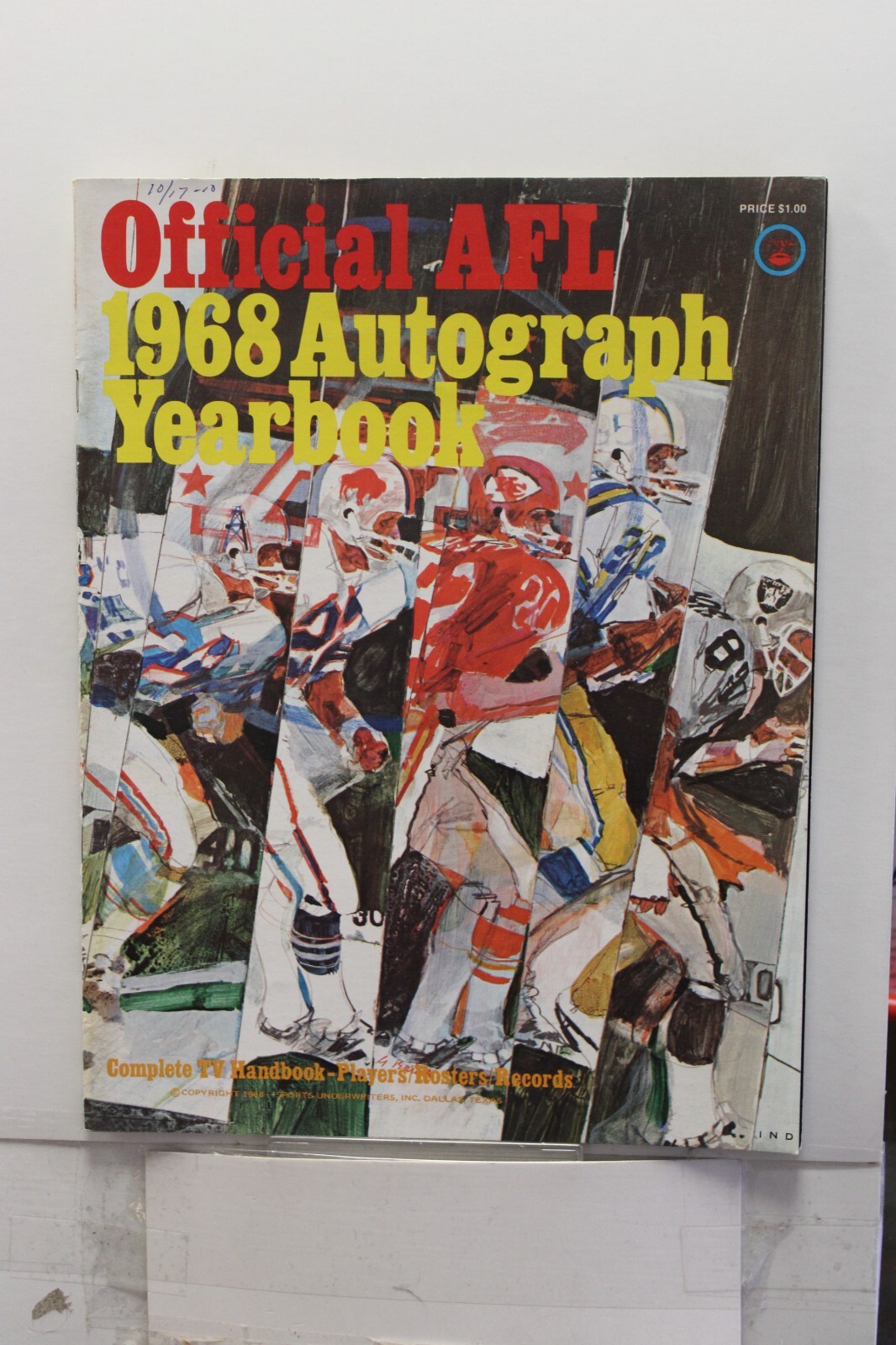 Vintage OFFICIAL AFL 1968 AUTOGRAPH YEARBOOK (1968) NFL | eBay